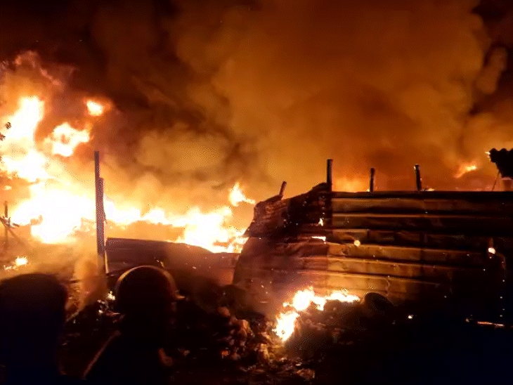Massive Fire Near Eco Park Leaves Hundreds Homeless in Ghuni Slum