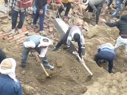 2 dead as wall of under-construction building collapses in Agra: 7 ...