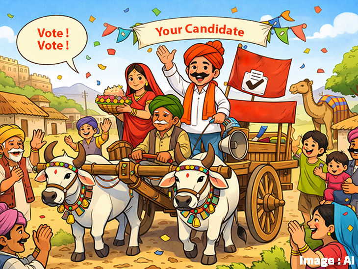 Animal-drawn carts banned from local election campaigns in Rajasthan ...