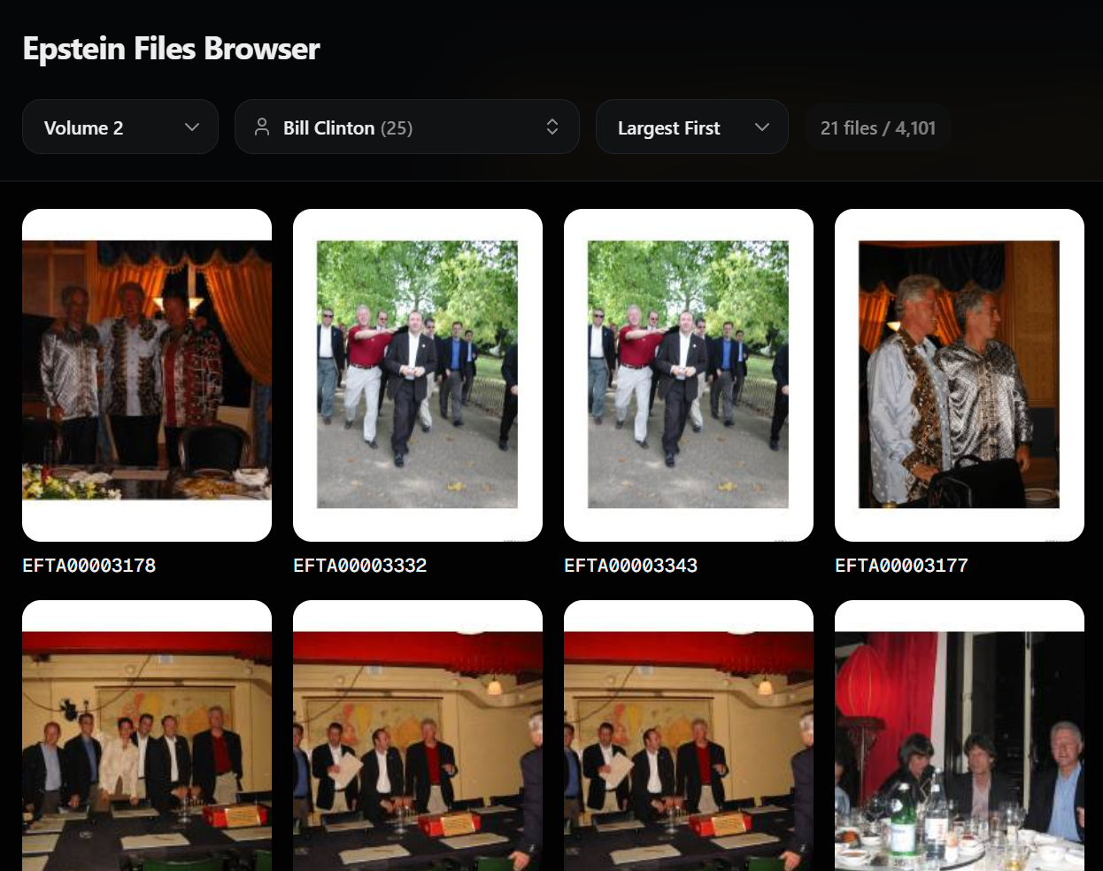 Want to see Epstein files photos without reading thousands pages?