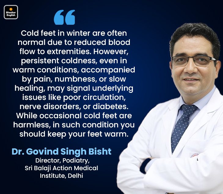 Why are your feet always cold in winter?