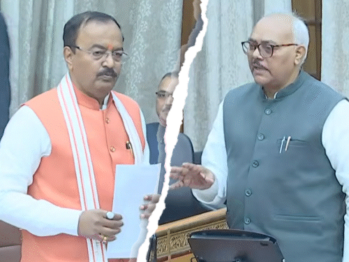 UP Assembly winter session sees heated scenes; SP MLAs stage protests ...