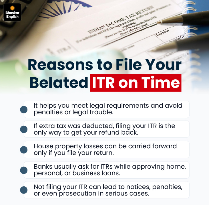 belated itr filing fy 2024 25 deadline benefits penalties | Bhaskar English