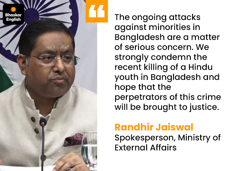 India condemns killing of Hindu man in Bangladesh MEA seeks justice for ...