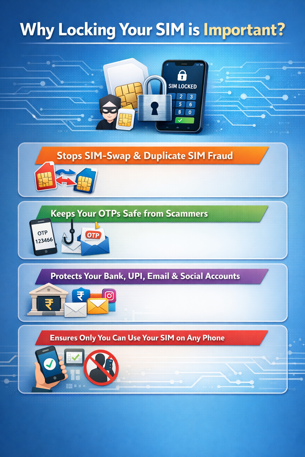 How to Lock Your SIM on-follow these simple steps to lock your SIM and ...