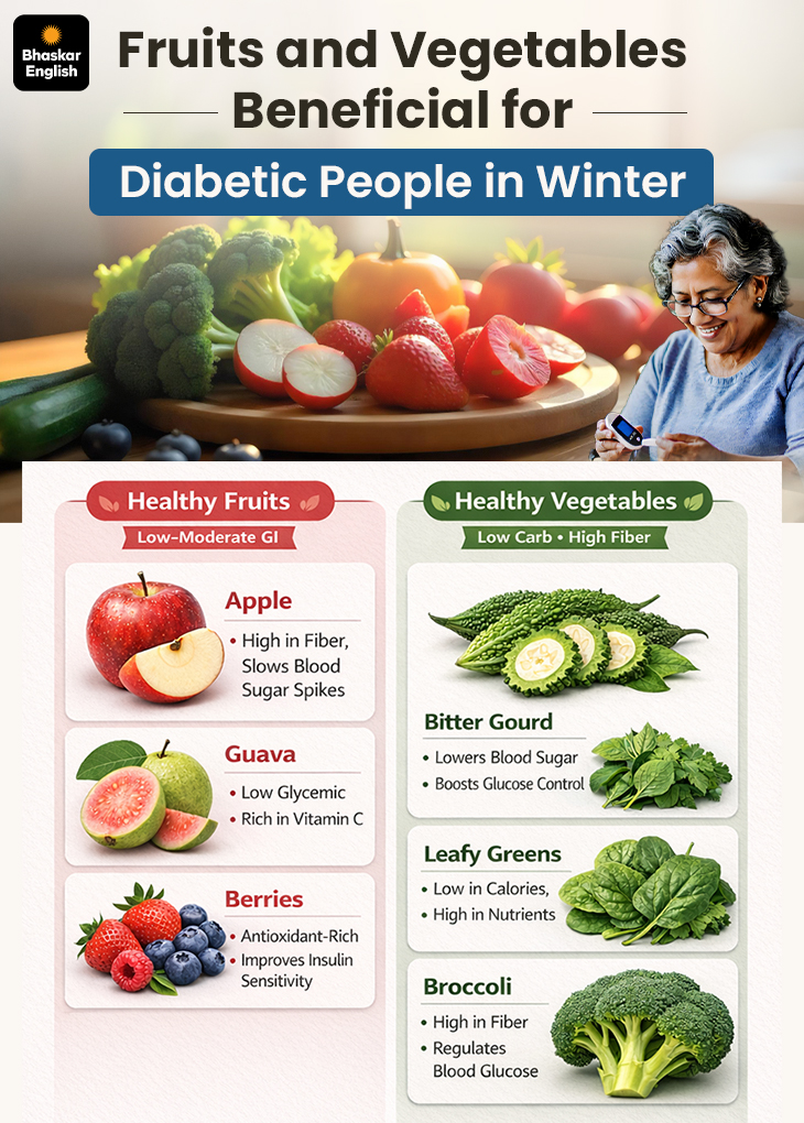 Why does blood sugar level rise in winter? | Bhaskar English