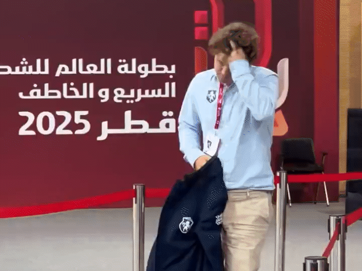 WATCH | Magnus Carlsen pushes away cameraman: Chess champion loses cool ...