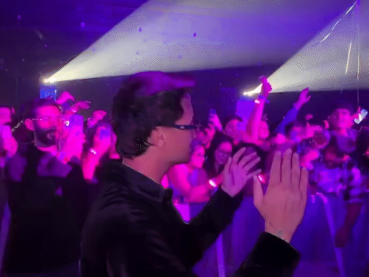 Indian cricketer Abhishek Sharma attends punjabi singer AP Dhillon’s ...