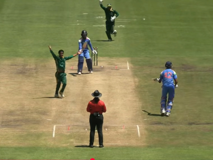 India U19 beat SA by 25 runs via DLS method: Pangalia-Ambrish guide ...