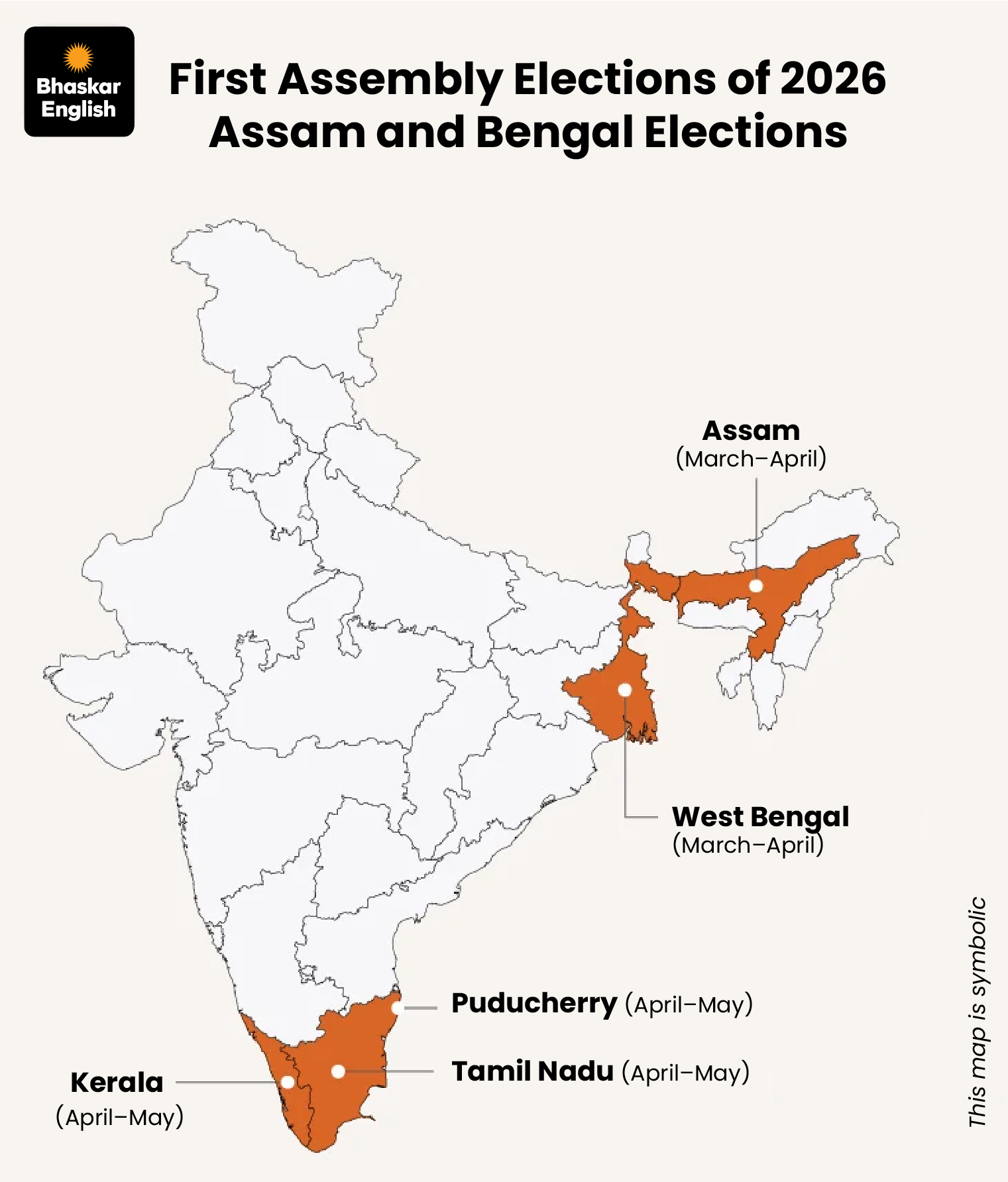 5 Assembly elections in 2026 BJP yet to win in 3 states; 17% of ...