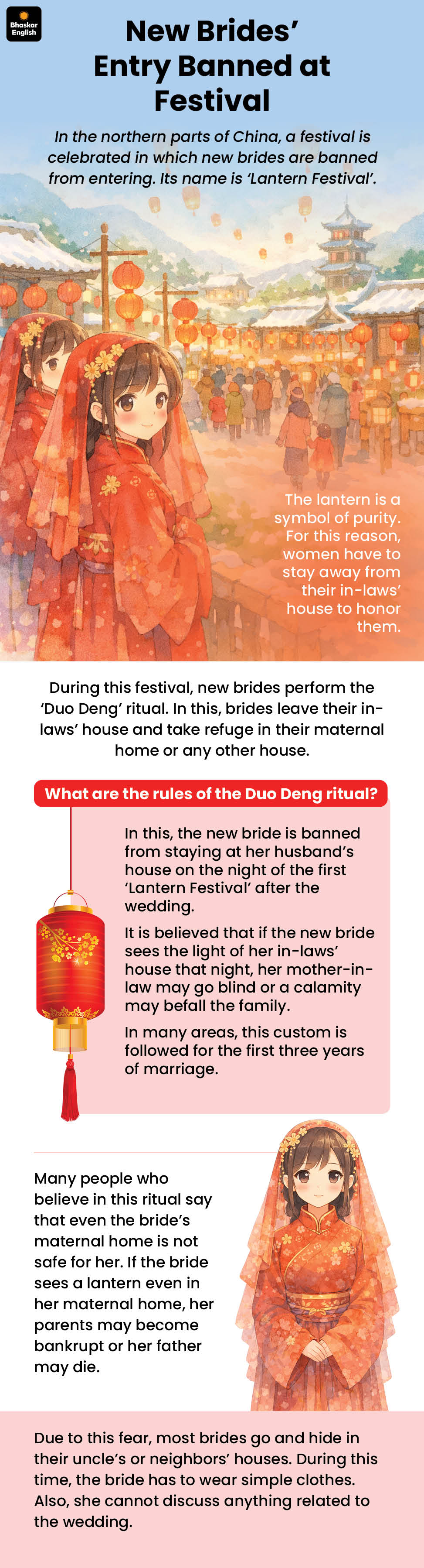 New brides banned from entering during festival in China; Man calls ...