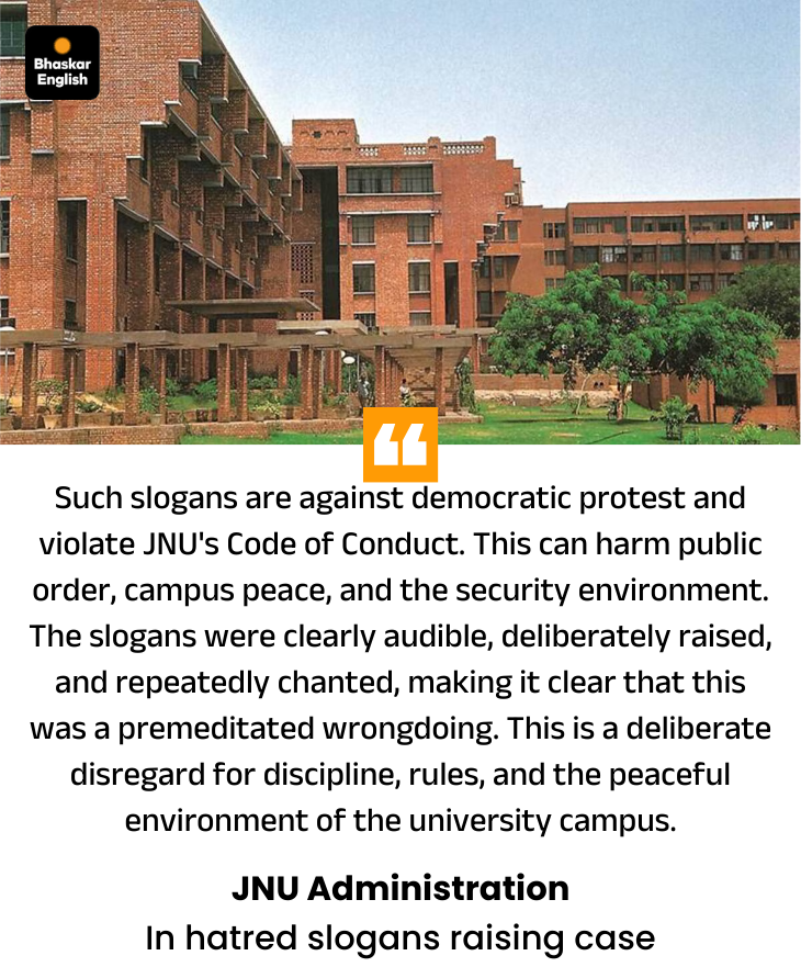 NU FIR: Students Booked for Slogans After Bail Denials | Bhaskar English