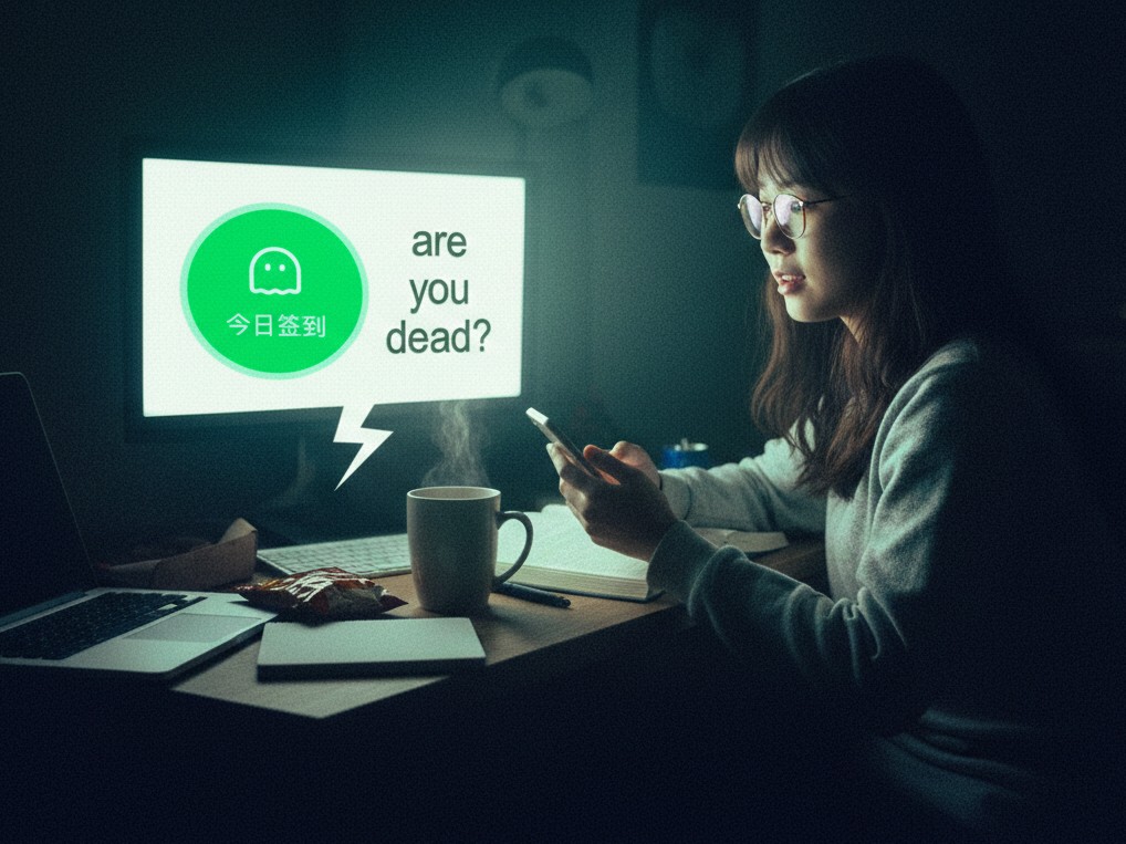 Chinas Sileme App Highlights Loneliness | Viral Are You Dead? App ...