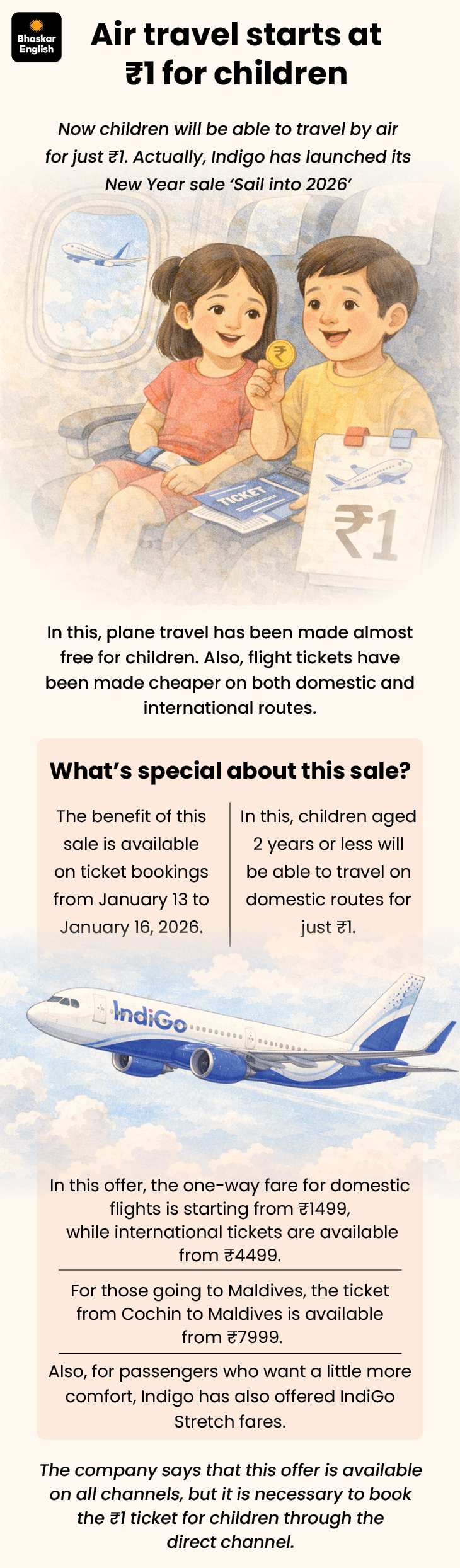 IndiGo ₹1 Air Travel for Kids | Telangana Dog Killings & US Cheese Fight