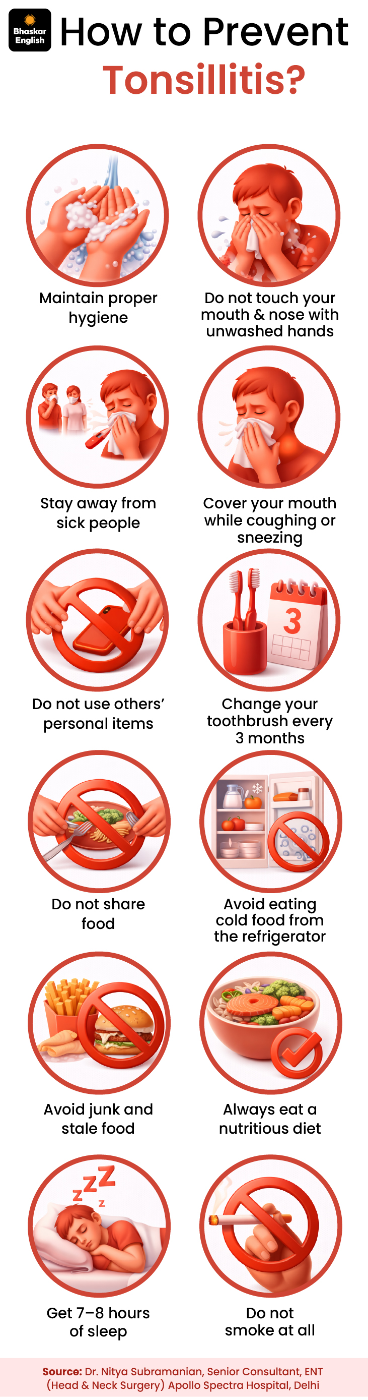 Tonsillitis: Doctor Explains Symptoms, Causes & Prevention