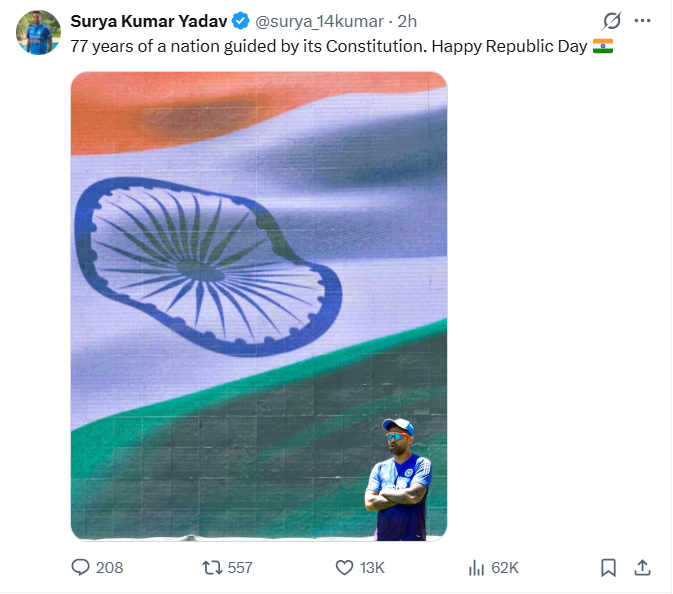 Republic Day 2026: Virat Kohli, Rohit Sharma, Sachin Tendulkar, Gautam ...