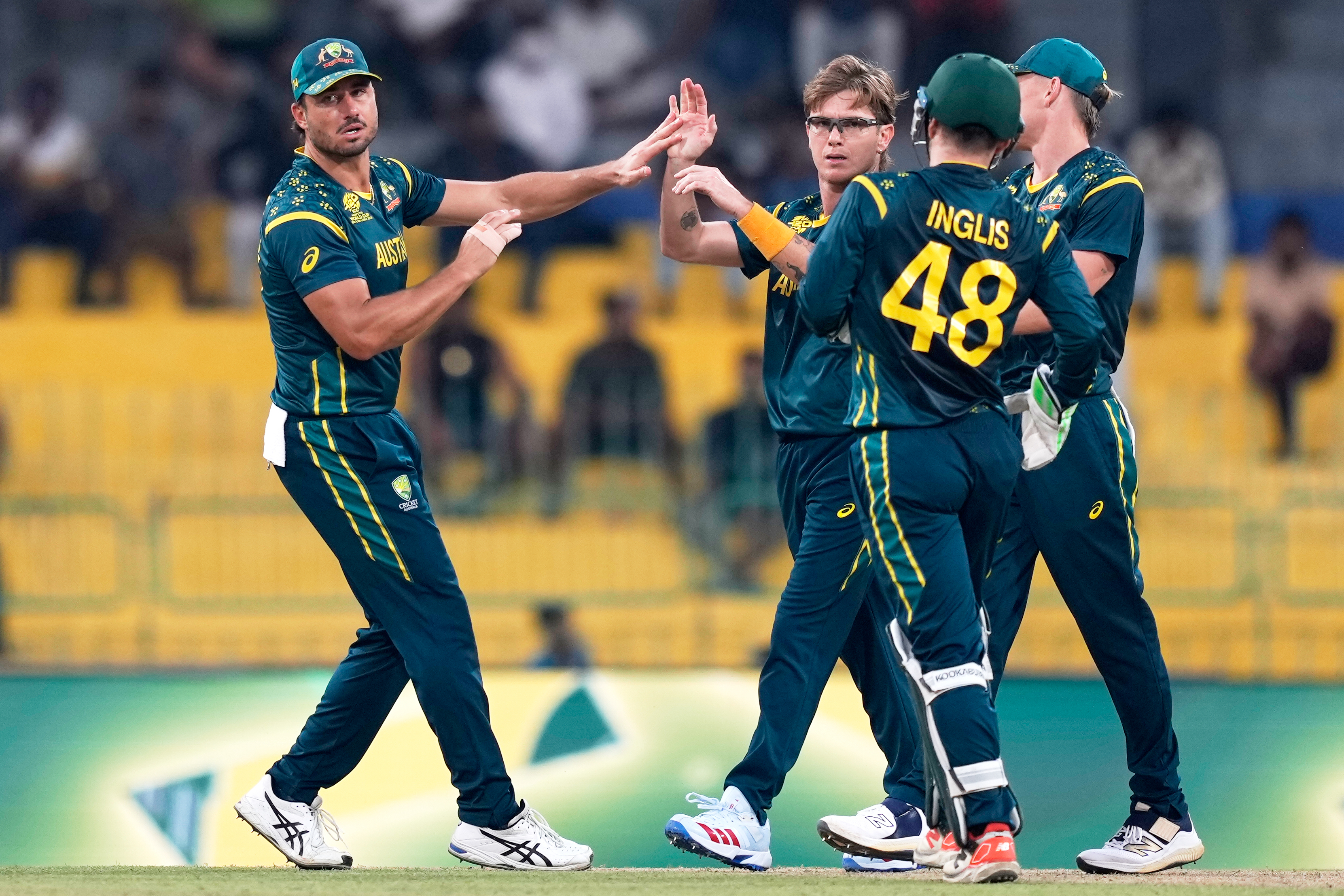 Australia Dominates Ireland in T20 World Cup | Ellis & Zampa Star