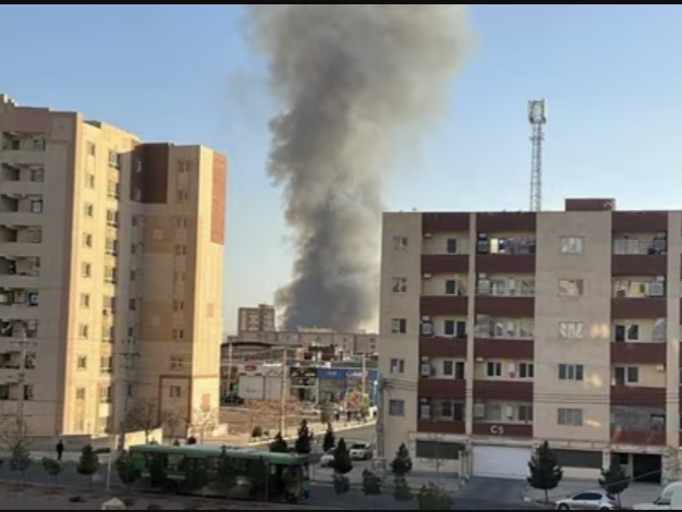 Tehran Fire: Thick Smoke Near Military Sites | Parand Blaze