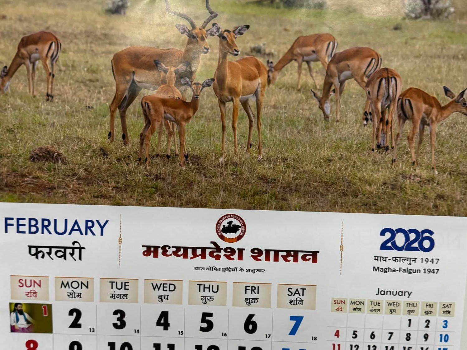 Digvijay Singh Questions MP Govt Calendar Deer Image; Claims Impala