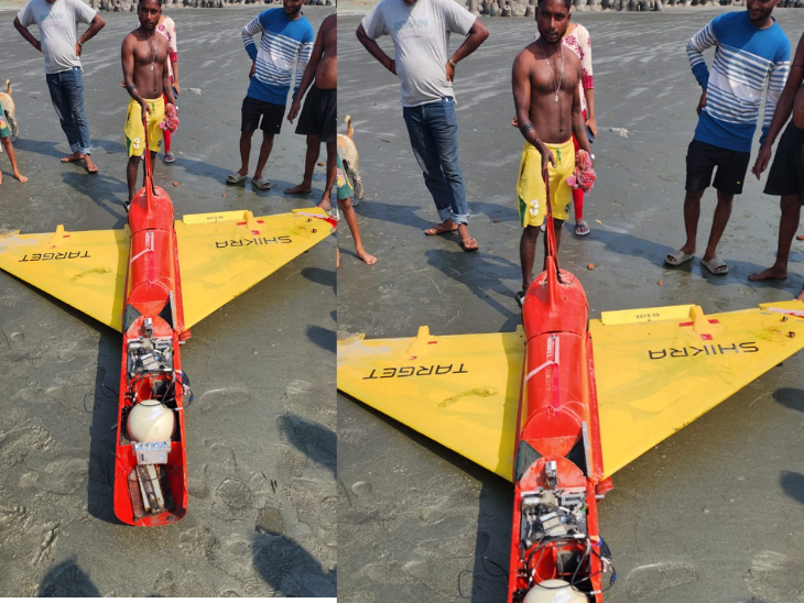 Jet Like Drone Found at Bakkhali Beach Police Probe Mystery in West Bengal