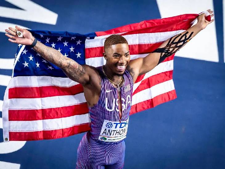 Jordan Anthony Wins 60m Gold at World Athletics Indoor Championships ...