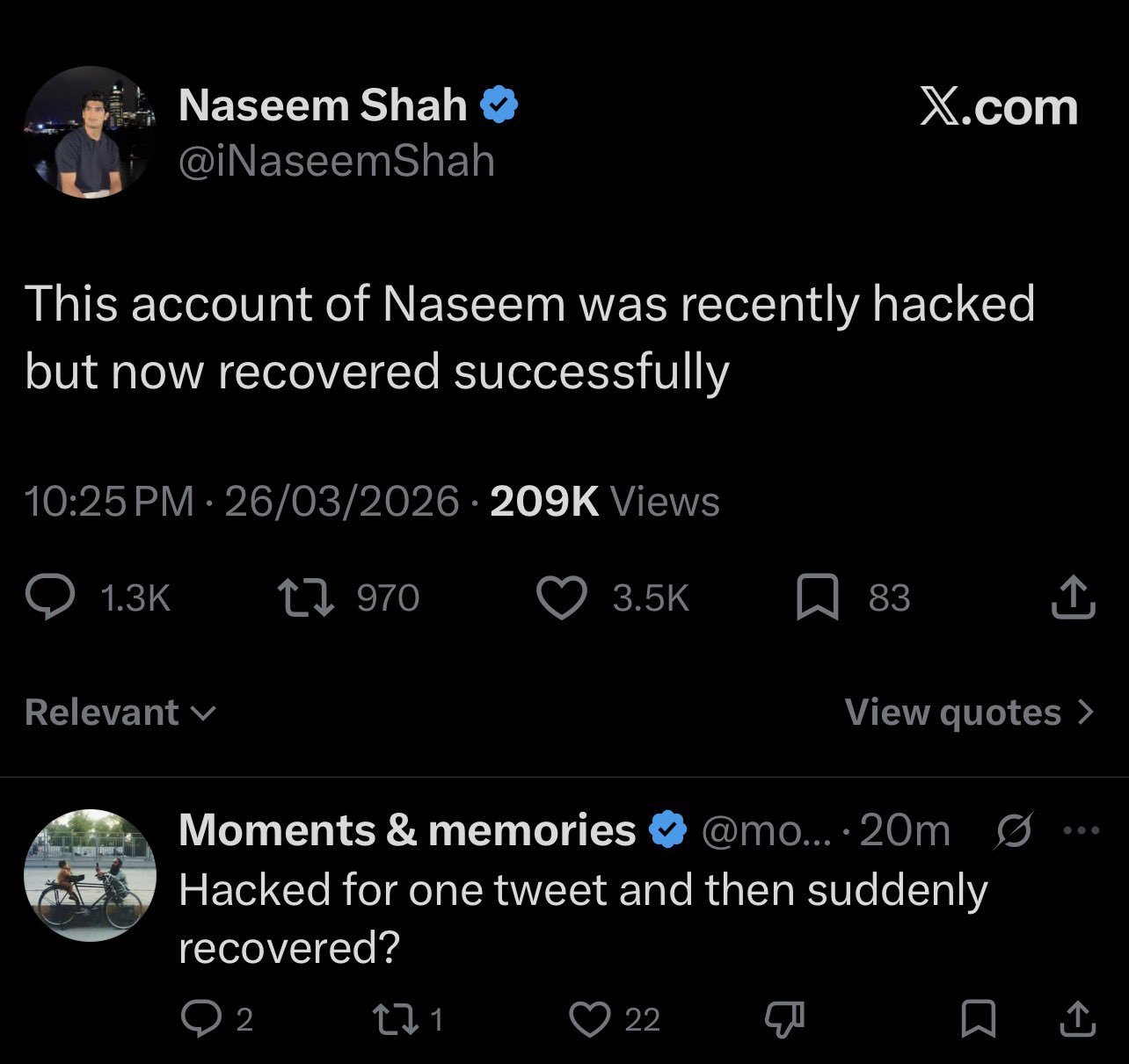 Naseem Shah Fined ₹67.8 Lakh for Maryam Nawaz Tweet | Pakistan Cricket ...
