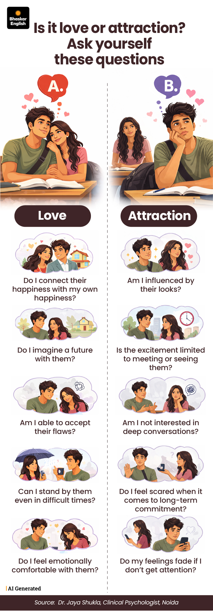 Love vs Attraction: BSC Students Dilemma | Noida Relationship Advice