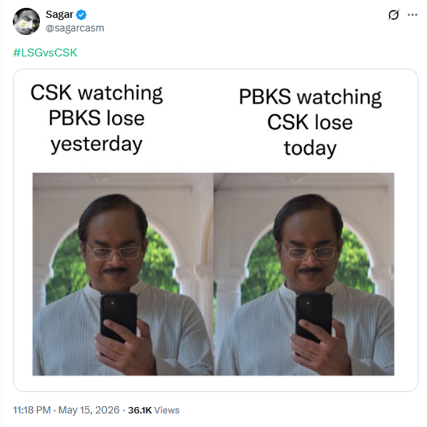 LSG Trolls CSK With Dhoni Meme After IPL 2026 Win | Lucknow