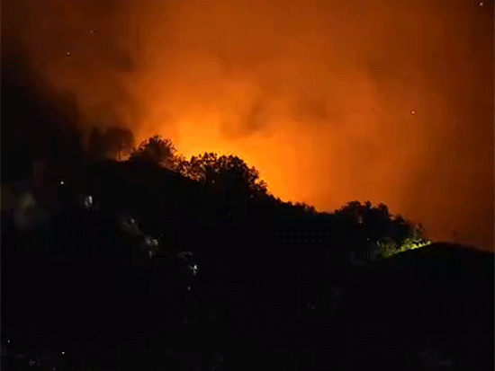 Kasauli Forest Fire Uncontrolled | Army-Air Force Operation | Sukhna ...