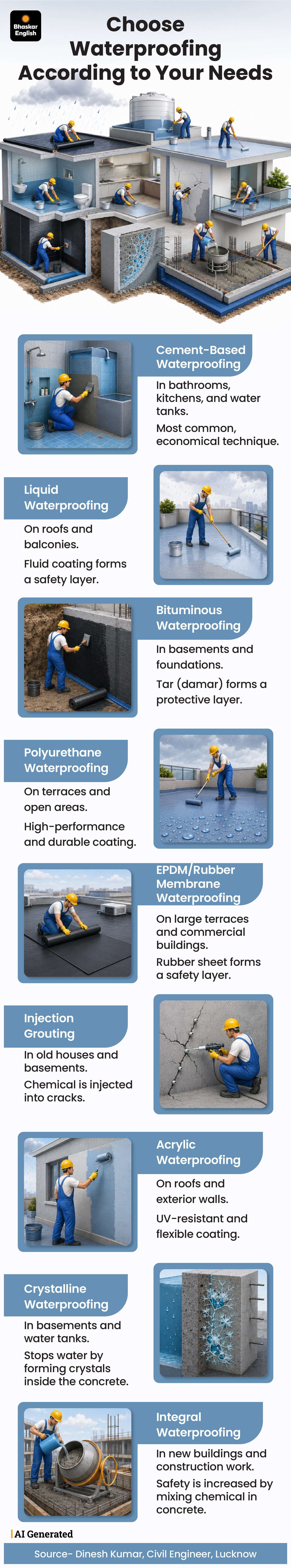 Monsoon Waterproofing for New House | Expert Advice Kerala