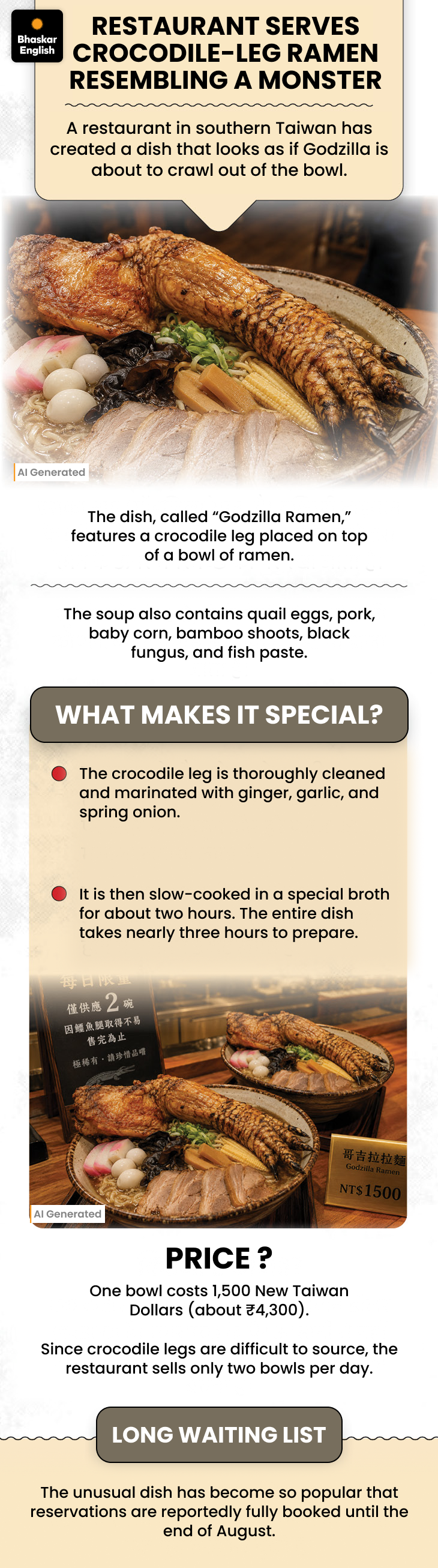 5300-Year-Old Mummy Fungus Bread & Godzilla Ramen Waitlist | Top 5 Stories