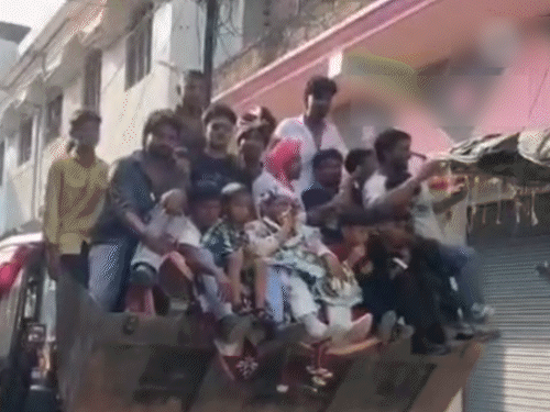 Groom Smokes on Bulldozer; Moradabad Police Fine | Wedding Controversy