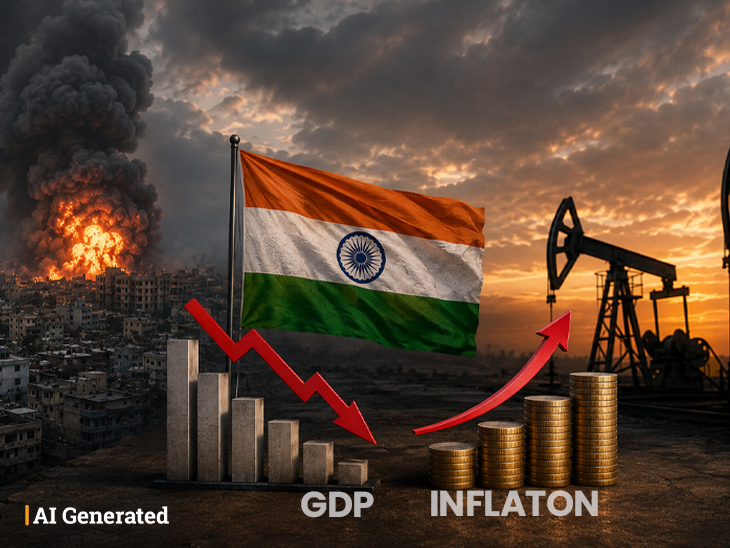Economists: Lower GDP & Higher Inflation FY27 | Iran War Impact India ...