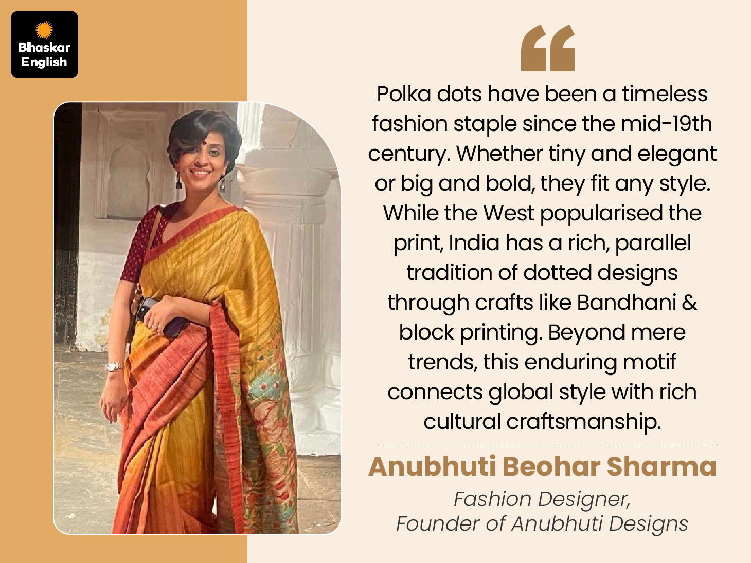 Polka Dots Outfit Ideas; Kangana Ranaut Polka Dot Saree | Anushka ...