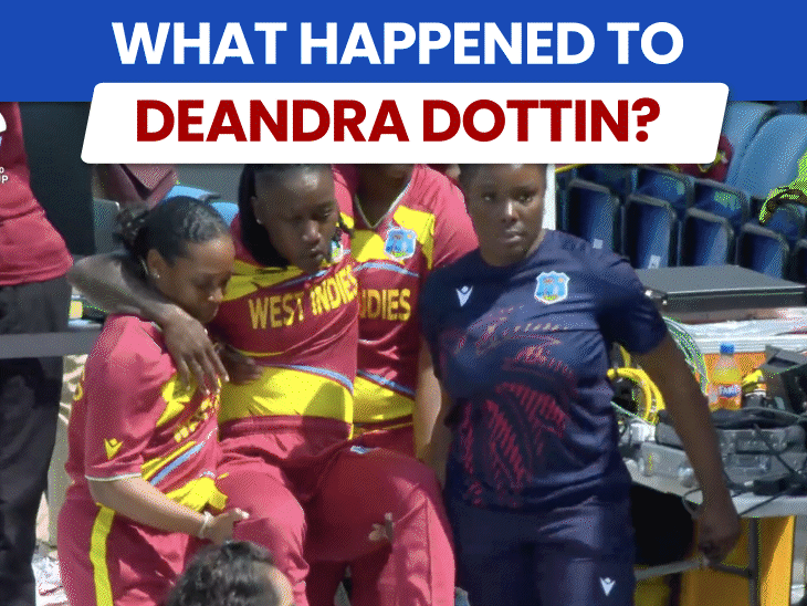 Deandra Dottin Injury Scare | AUS vs WI WT20 WC Semi-Final