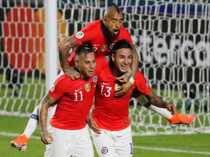 Chile beats Japan 4-0 in Copa America Cup, Vargas leads with 2 goals ...