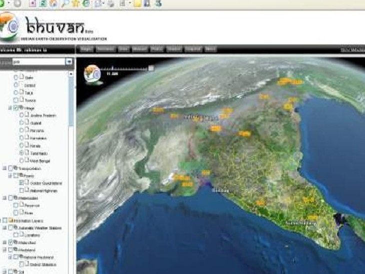 Biographical data of panchayats on Bhawan Map and Google Earth of ...