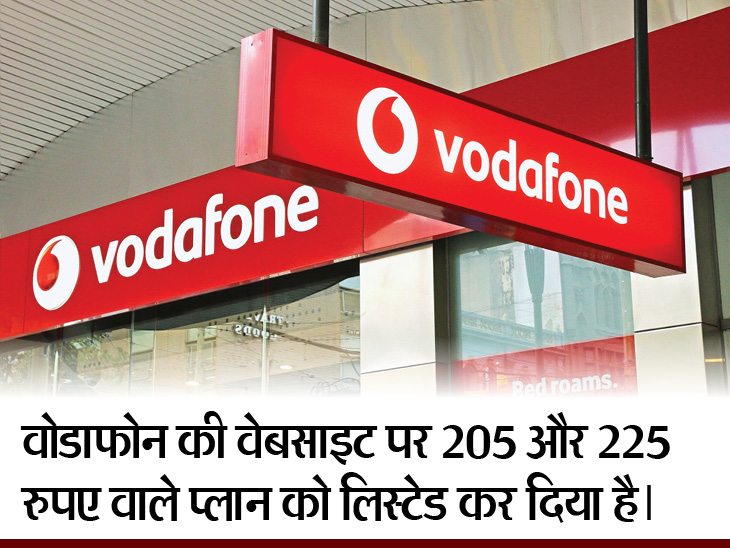 vodafone launches 205 and 225 rupee plan with unlimited talk time ...