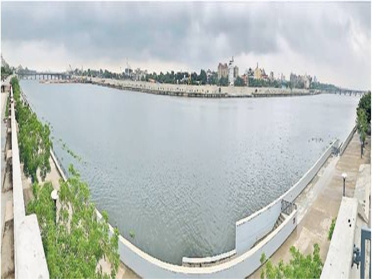 2.73 mm of rain in 24 hours, 530 cusec water left in Sabarmati | 24 ...