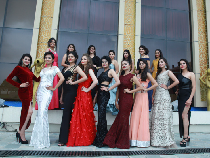 Miss Rajasthan photogenic round 2019 | फोटोजेनिक राउंड में झलका मिस ...