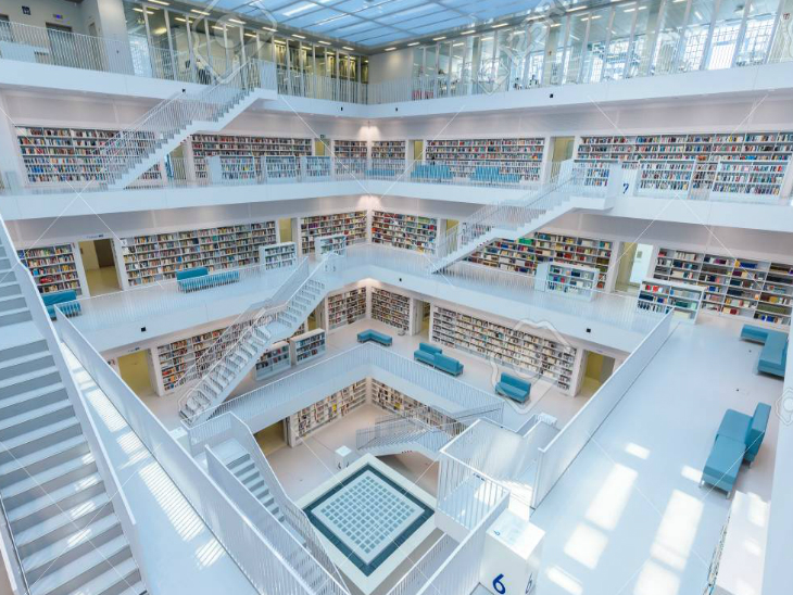 Public library Stuttgart is a Modern Art Wonder | आर्ट गैलरी जैसी ...