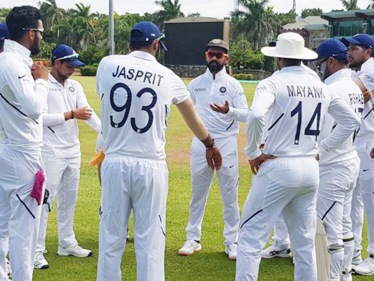 Team India Numbered Test Jersey; Virat Kohli, R Ashwin, KL Rahul Happy ...
