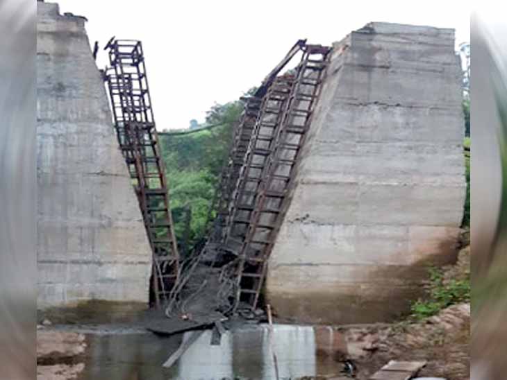 Bridge shuttering fell, many injured | सिरमौर में निर्माणाधीन पुल की ...