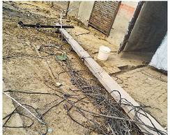 Kharkhoda News - haryana news broken ht line pole 28 hours of ...