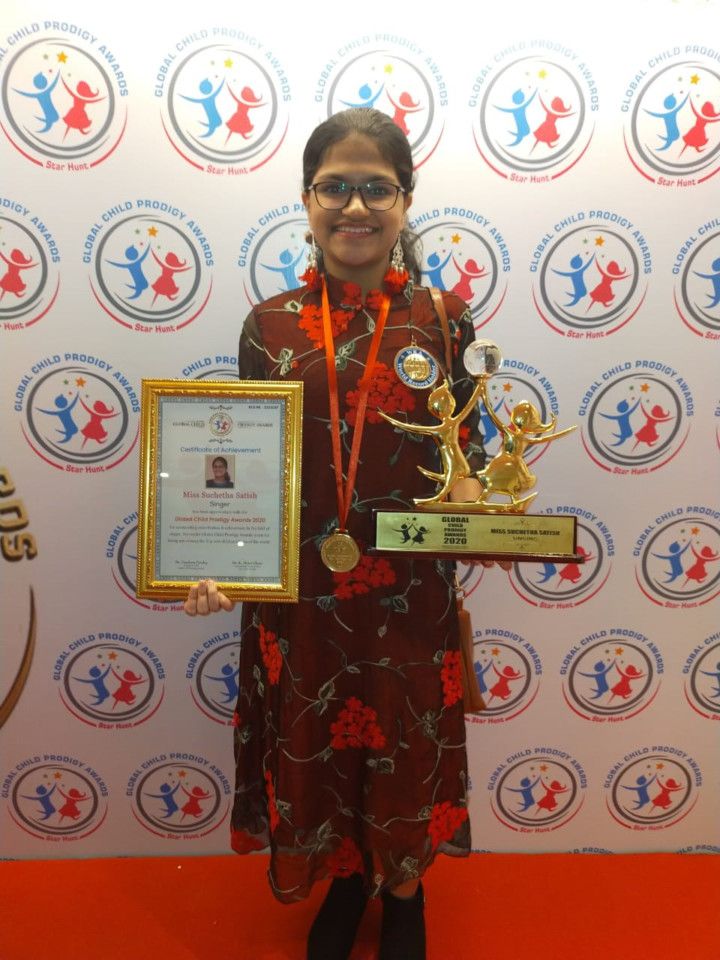 Sucheta, who has sung in 120 languages, won the 'Global Child Prodigy ...