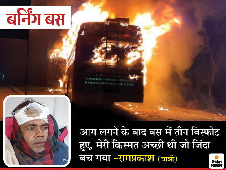 Kannauj Bus Fire: Uttar Pradesh Kannauj Bus Accident News Today On ...