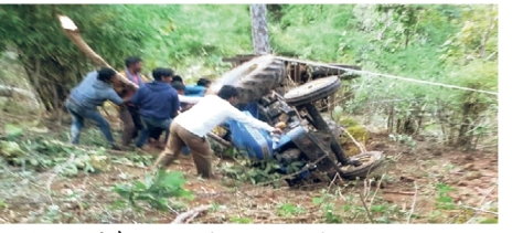 Sarni News - mp news the sand truck fell into a 100 feet deep gorge at ...