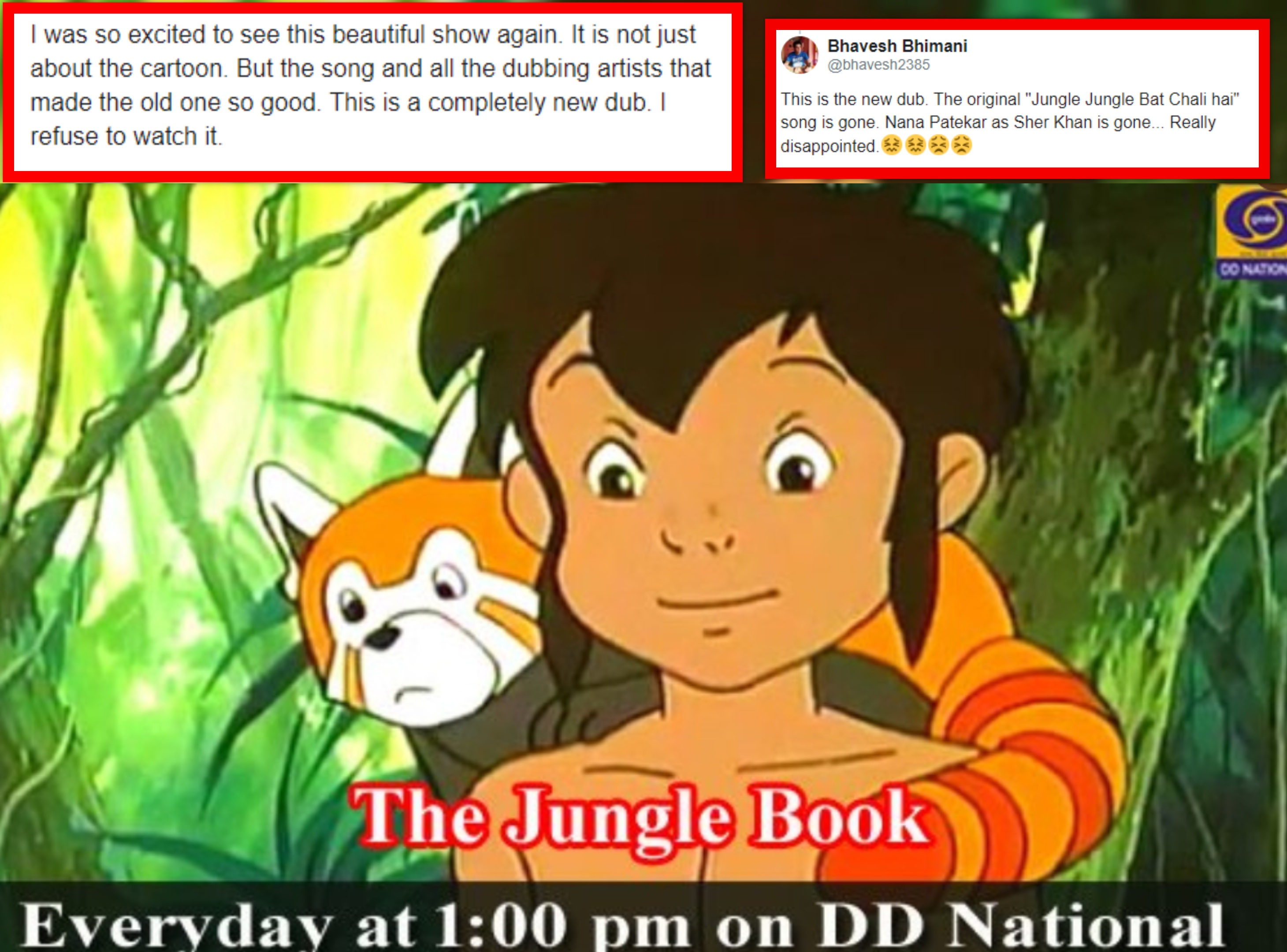Doordarshan started airing 'The Jungle Book', fans were upset after ...