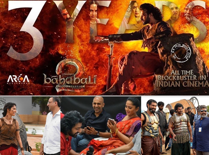3 years of 'Bahubali 2', Tamannaah and Prabhas shows their gratitude by ...
