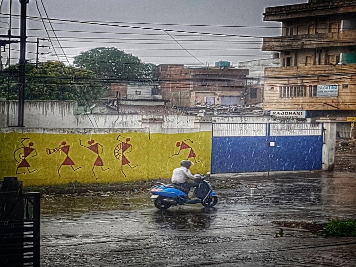 Effect of storm in Raipur It rained in Raipur Chhattisgarh Weather ...
